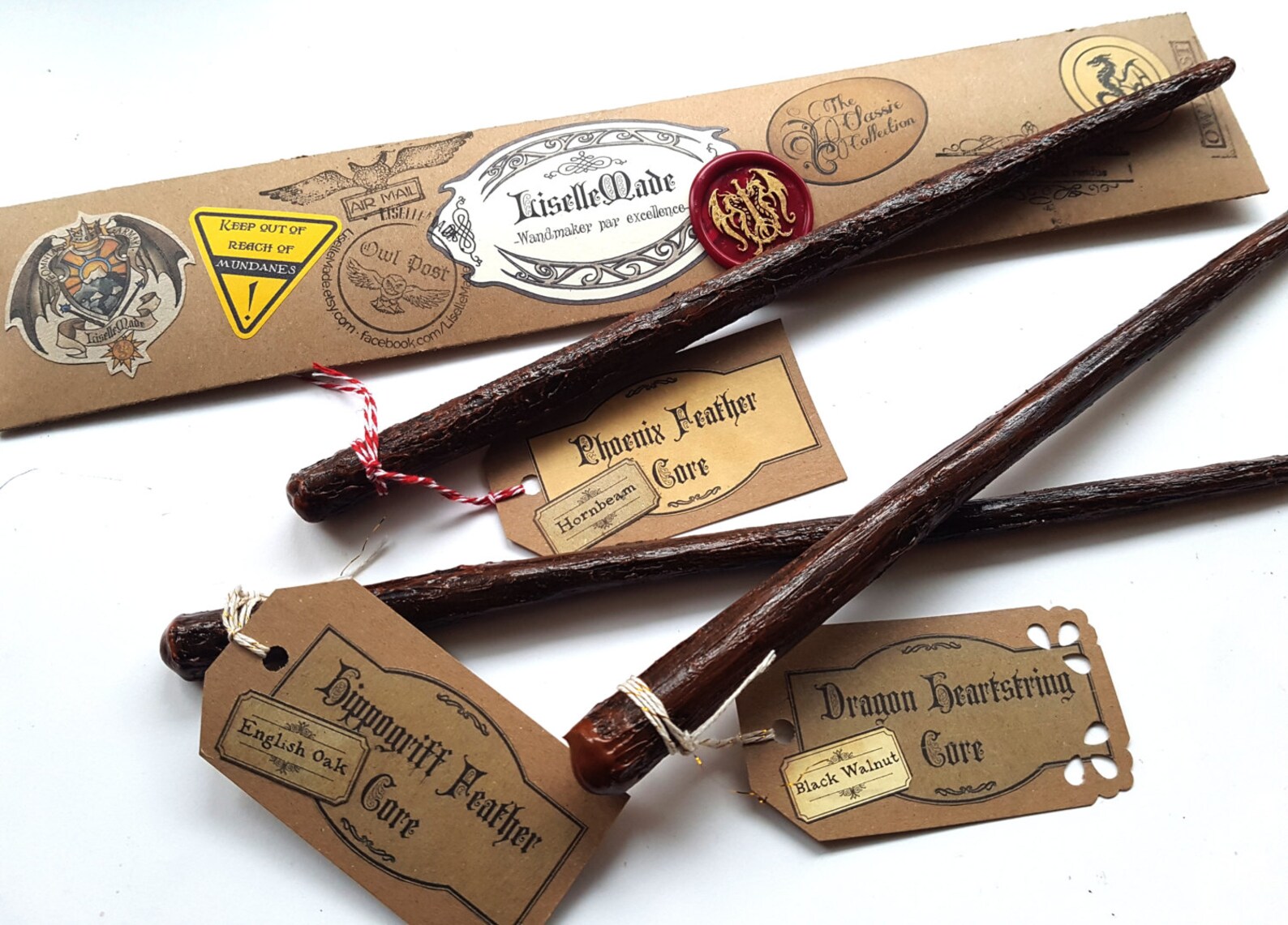 Classic Magic Wand Potter Inspired Wizard Wand - Etsy