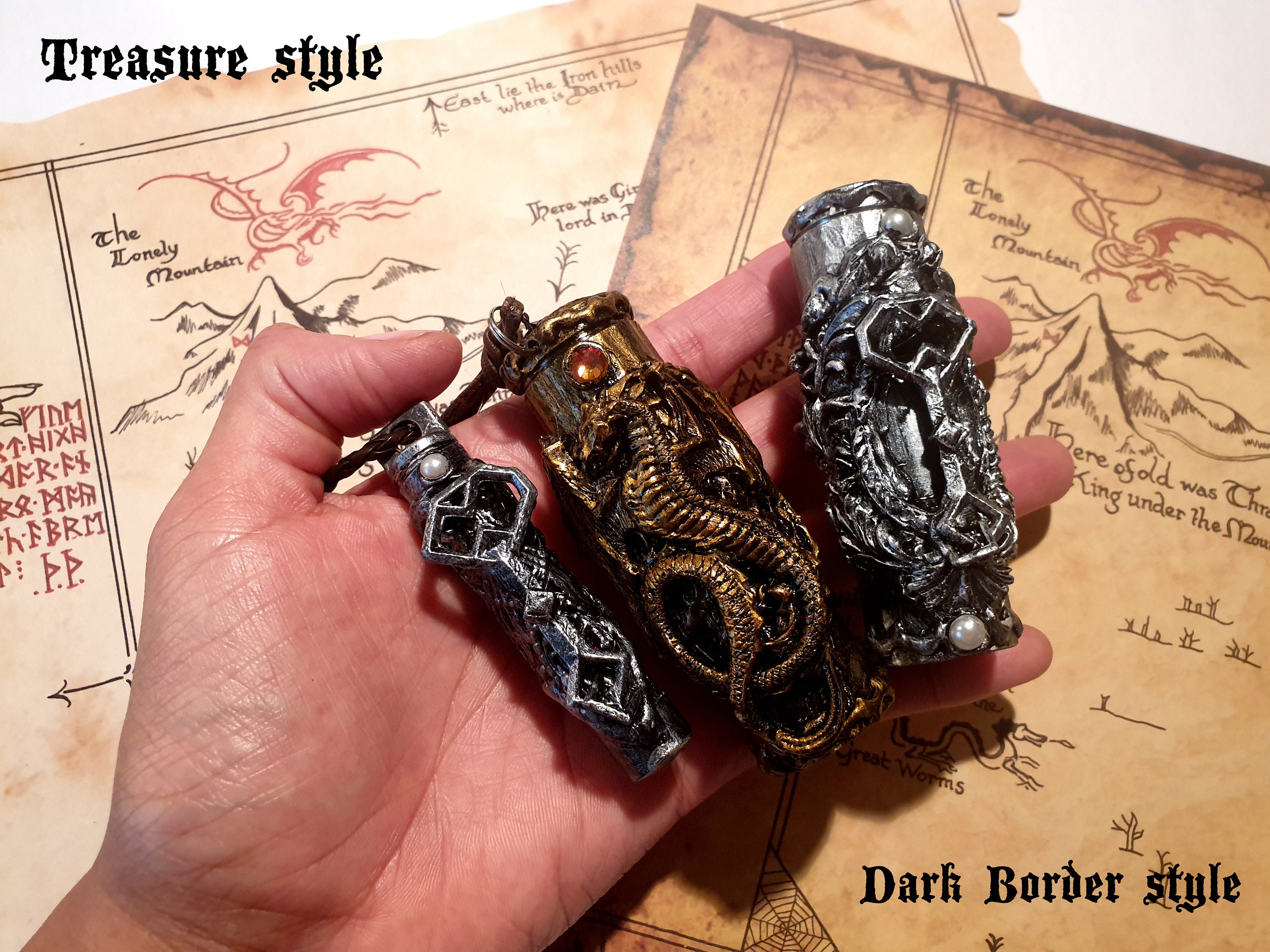 Thrór's Map With Glowing Moon Runes and UV Key the Hobbit - Etsy Australia