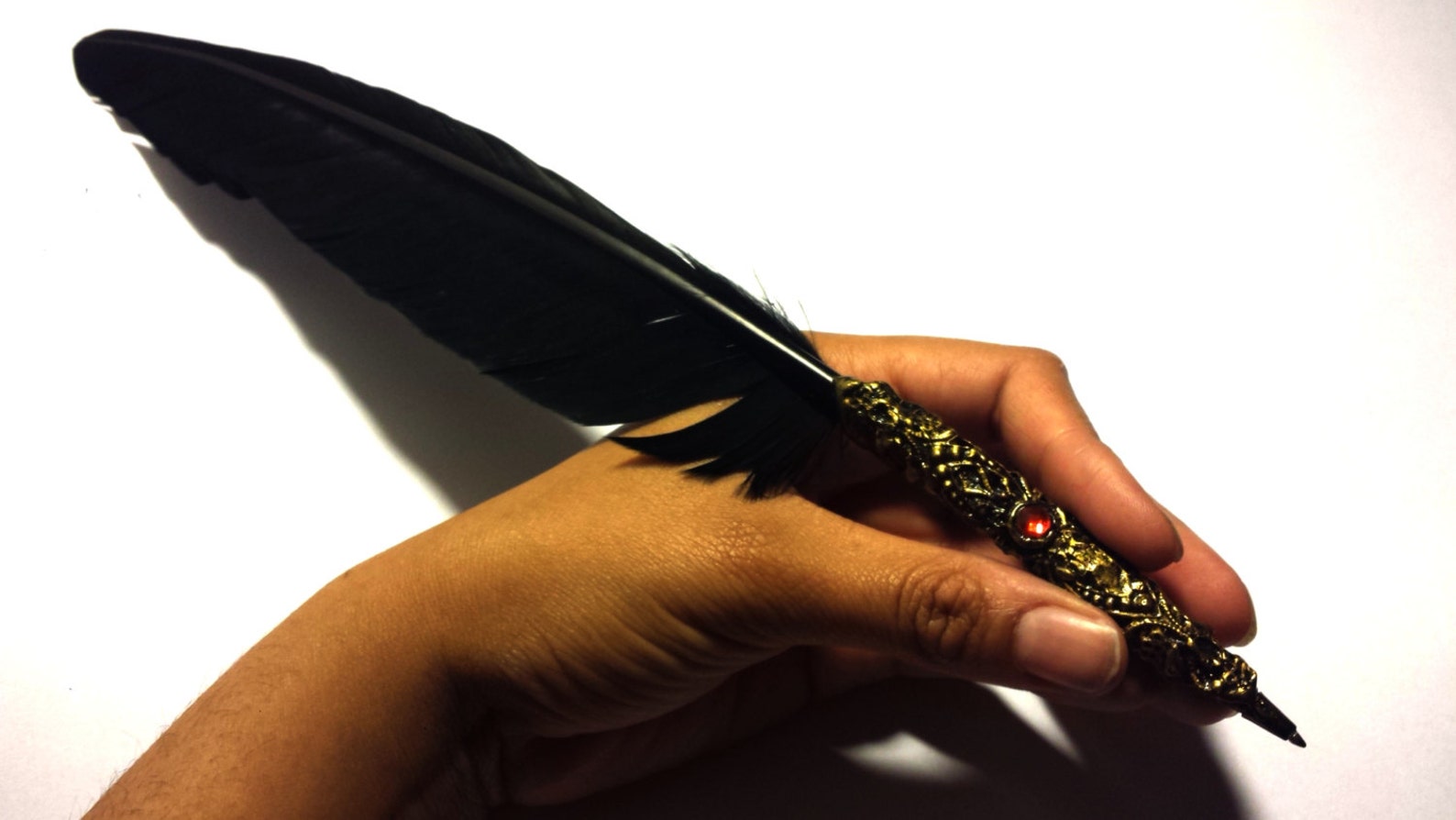 Deluxe Ballpoint Quill Black College of Wizardry - Etsy