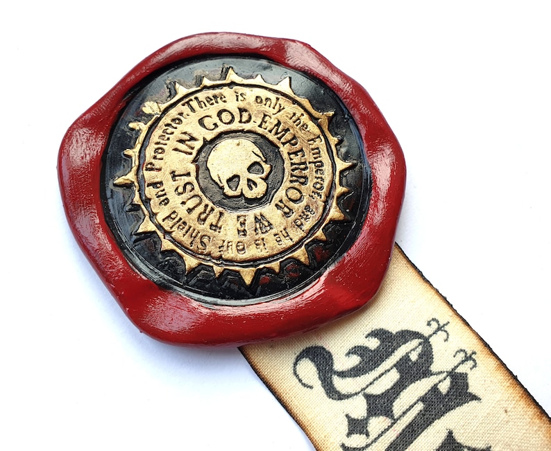 Litany Purity Seal - Real Size, Brooch Pin Back, Mark of Faith - Etsy