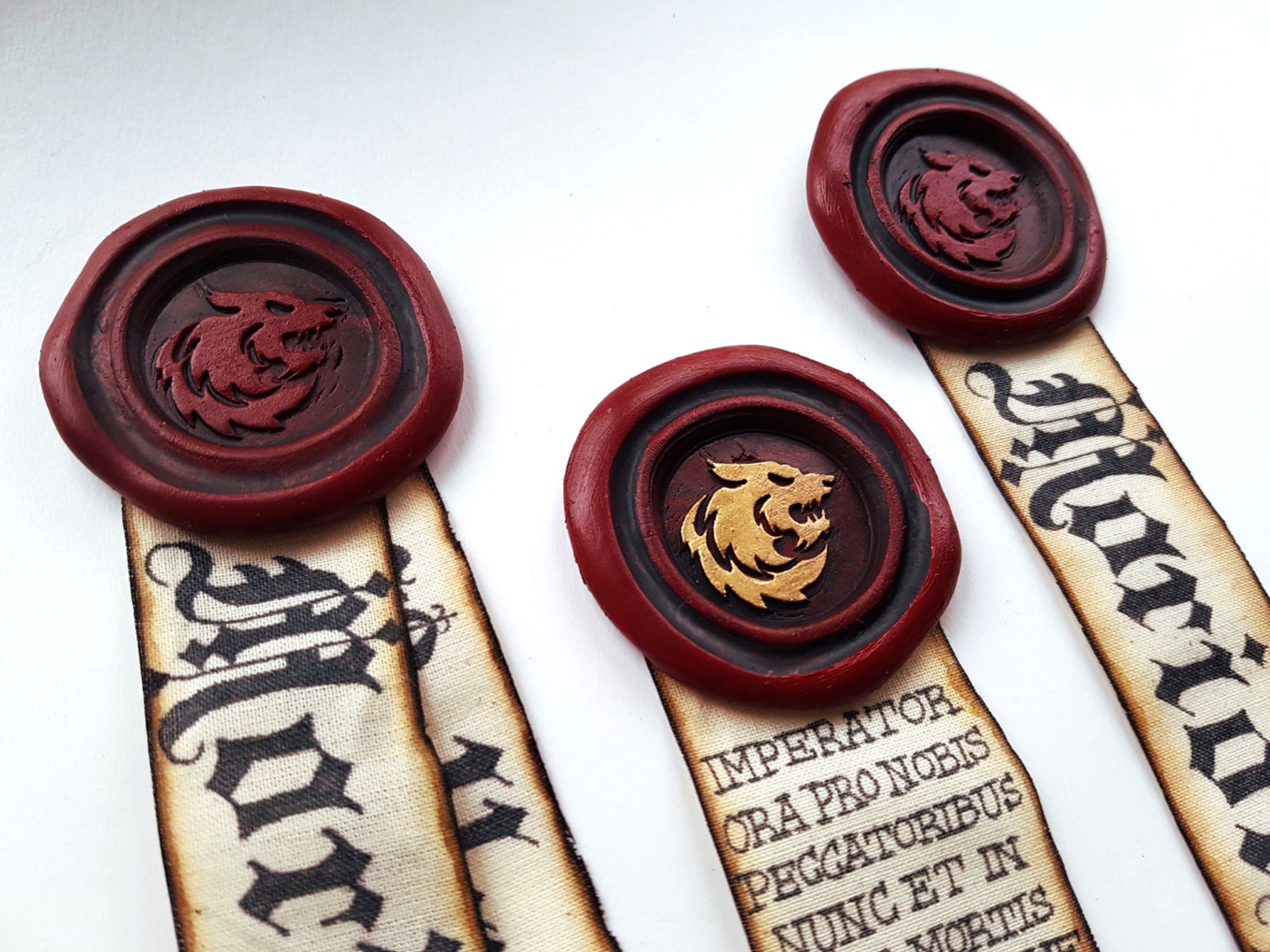 Purity Seal - WOLF - Real Size, Brooch Pin Back, Mark of Faith - Etsy