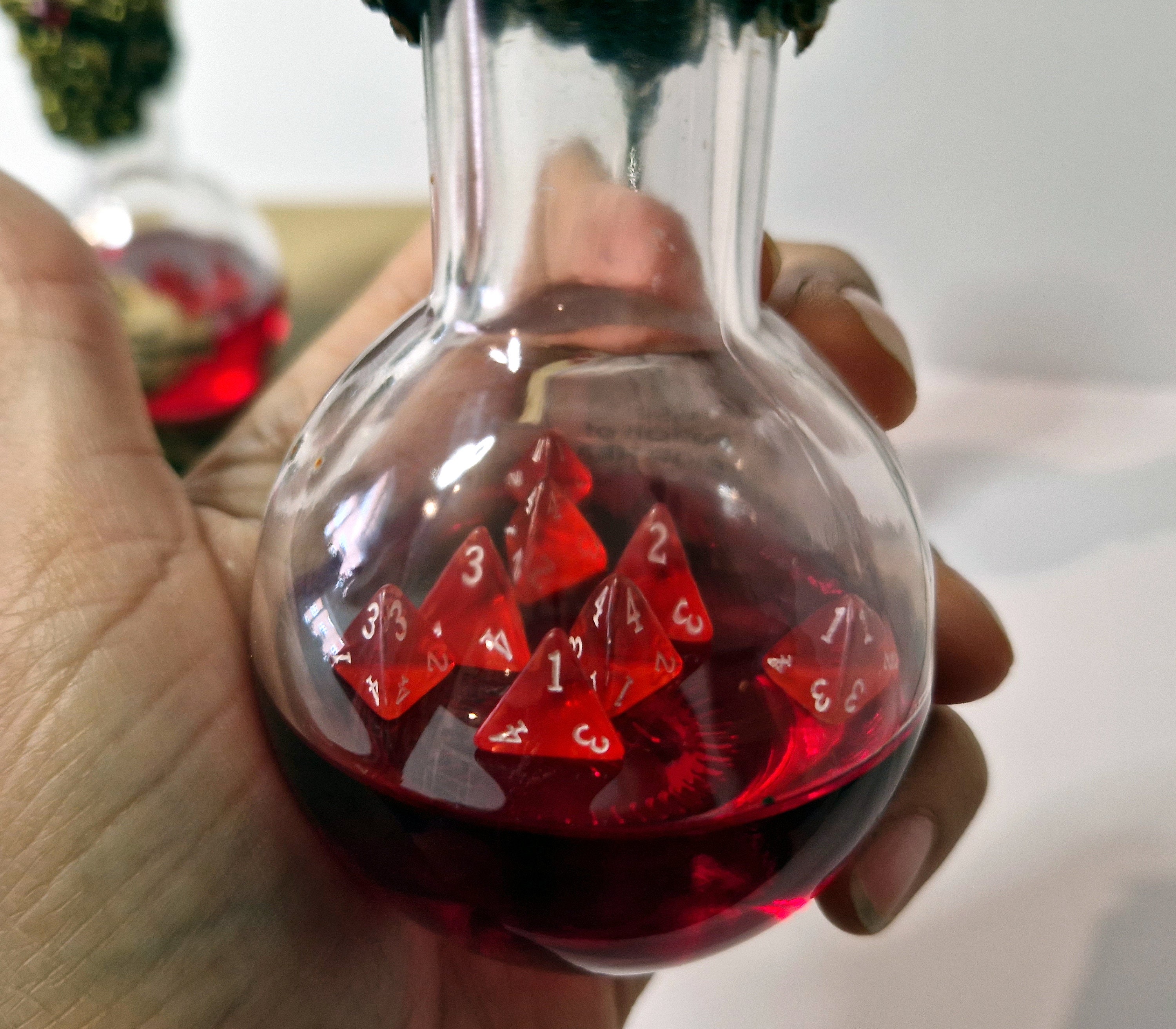 Dnd 5E Healing Potion Full Set With LED Light and D4 Dice - Etsy