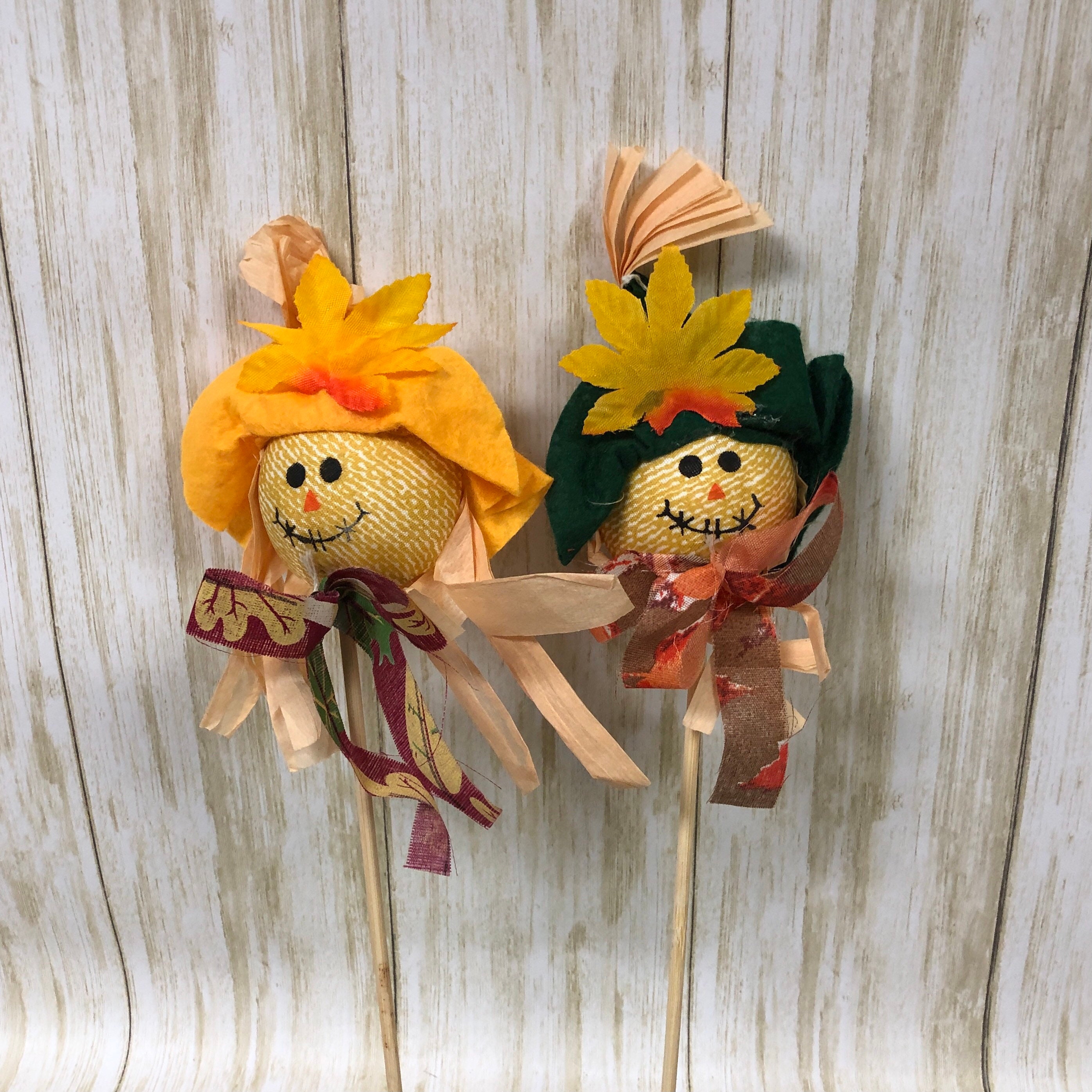 Fall Scarecrow Mausoleum Cemetery Flowers - Etsy