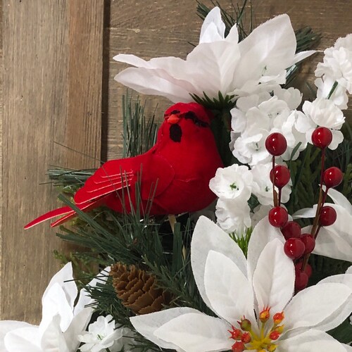 Red Cardinal Christmas Crypt Gravesite Memorial Funeral - Etsy