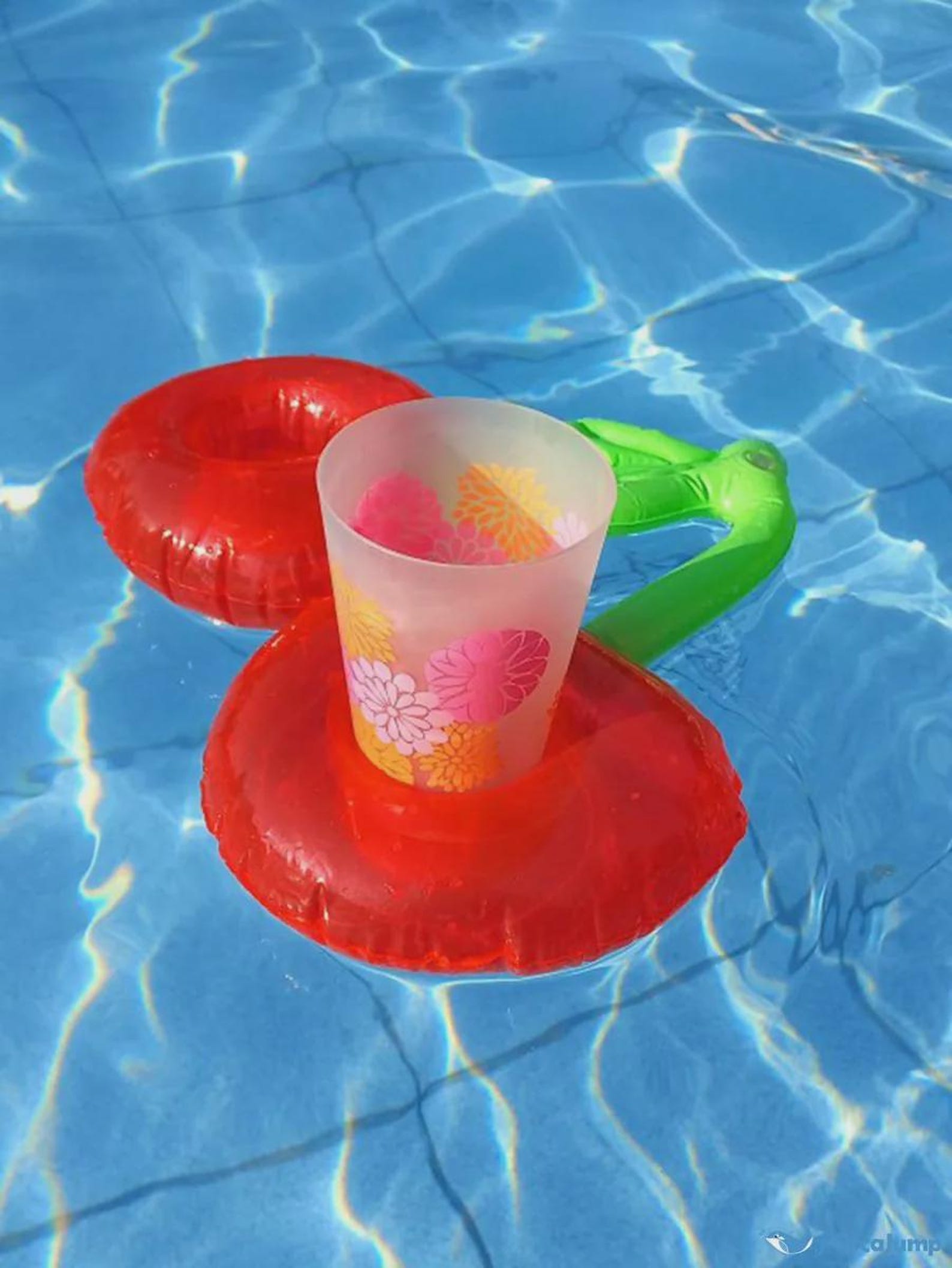 Inflatable Cherry Cup Holder – Aesthetic Floating Drink Holder for ...