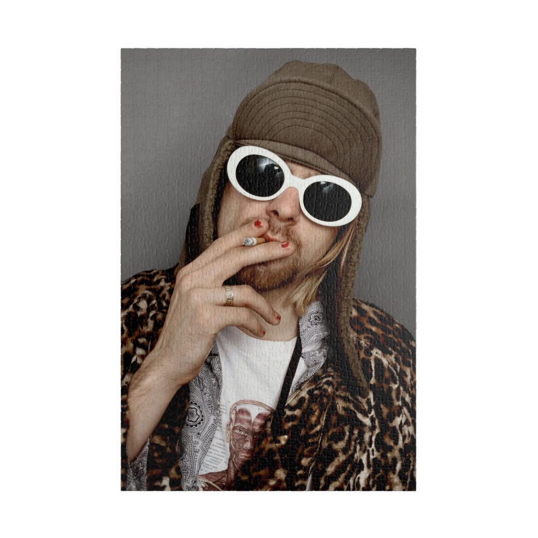 Kurt Cobain Collage Puzzle: Nirvana Fan Gift - Etsy UK