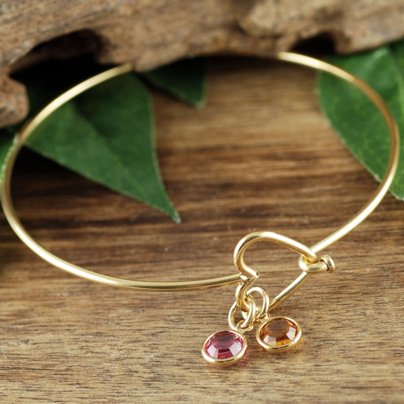 Heart Bangle Bracelet Valentine's Day Gift for Her - Etsy