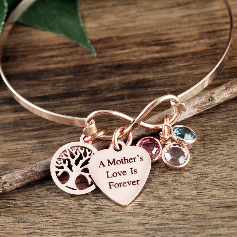 Personalized Family Tree Bracelet A Mother's Love is | Etsy