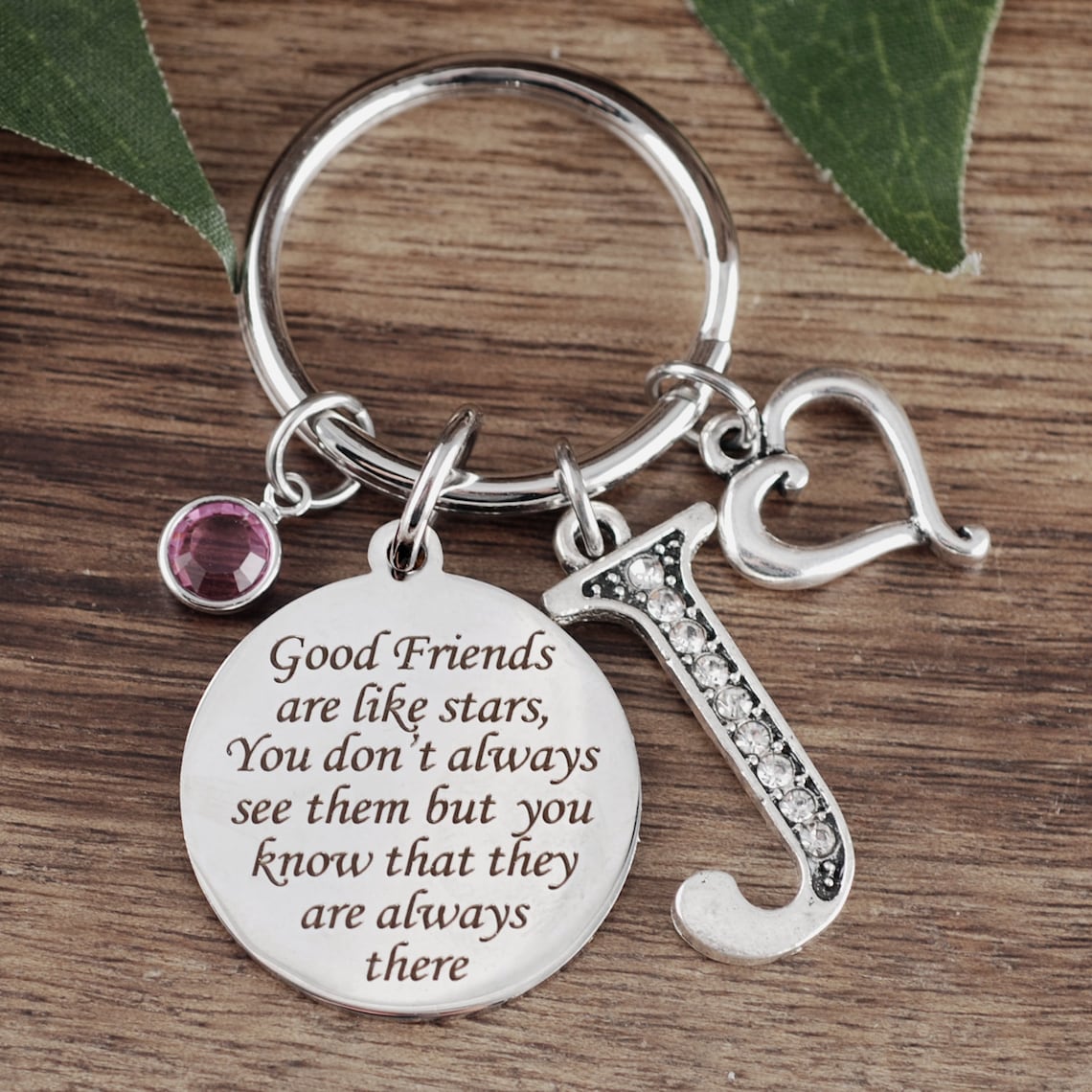 Best Friend Keychain Friendship Keychain Bridesmaid Gift | Etsy