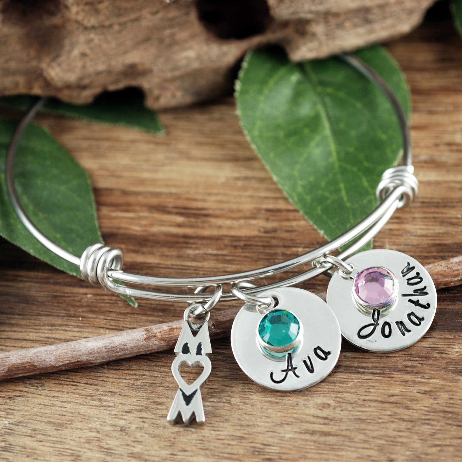 Personalized Mom Bracelet Gift for Mom Mother's - Etsy
