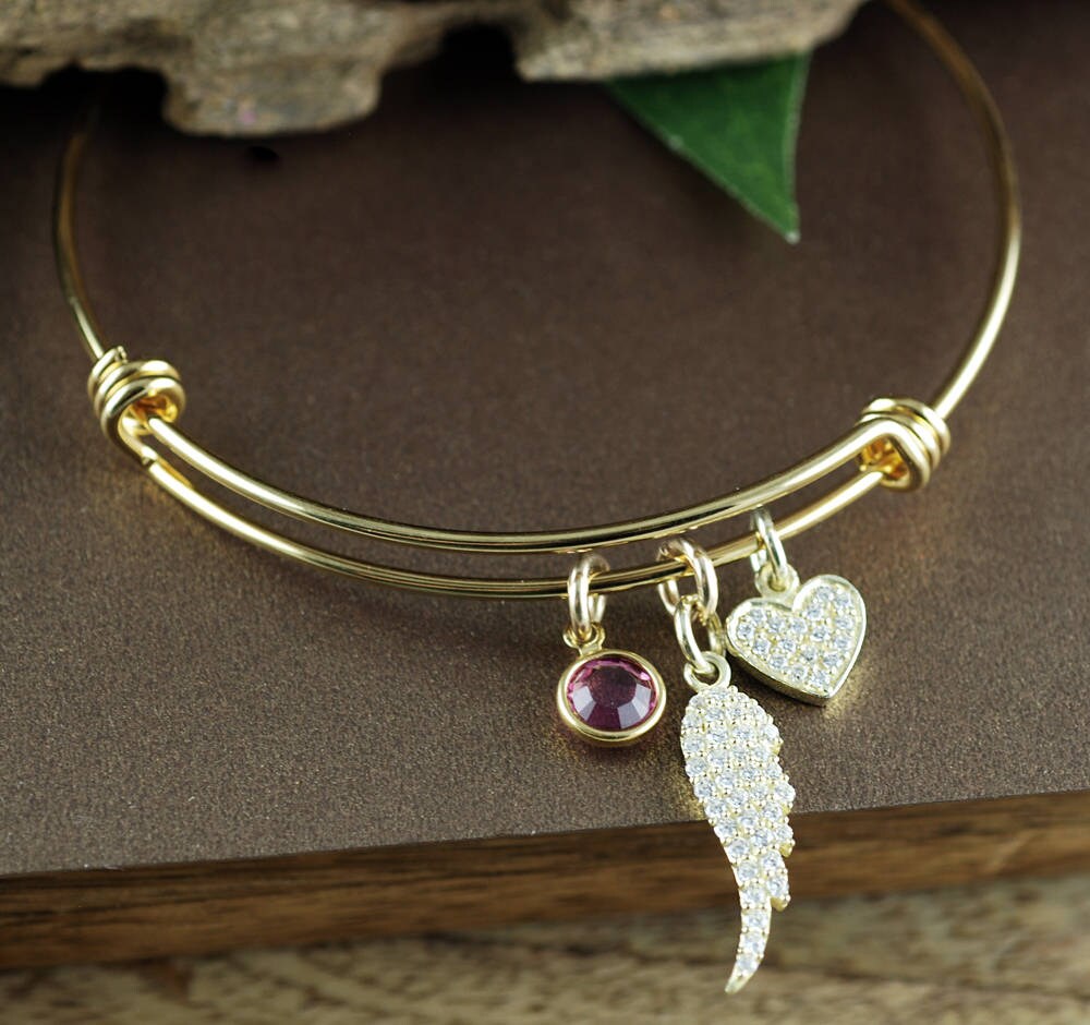 Memorial Bracelet, Remembrance Gift, Charm Bracelet, Miscarriage ...