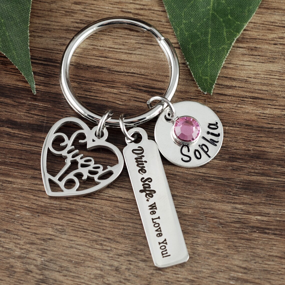 Silver Personalized Sweet 16 Keychain, Sweet 16th Birthday Gifts, Sweet ...