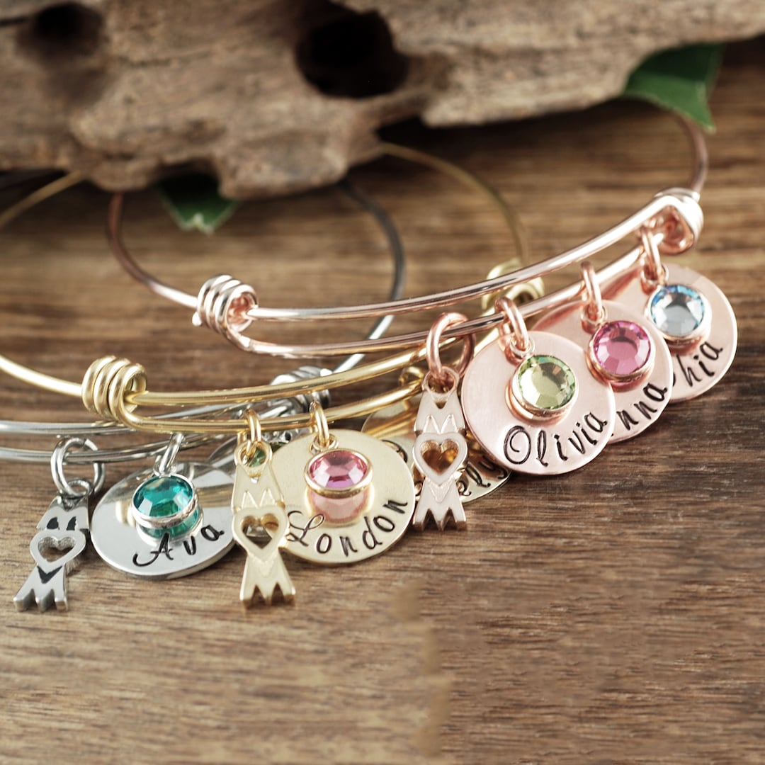 Personalized Mom Bracelet Gift for Mom Mother's - Etsy