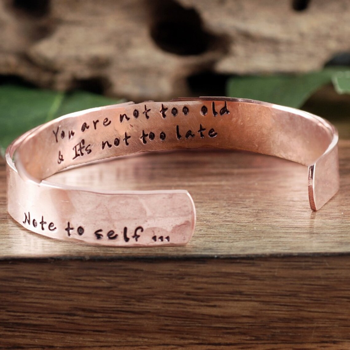 Note to Self Cuff Bracelet Carpe Diem Carpe the Hell Out of - Etsy