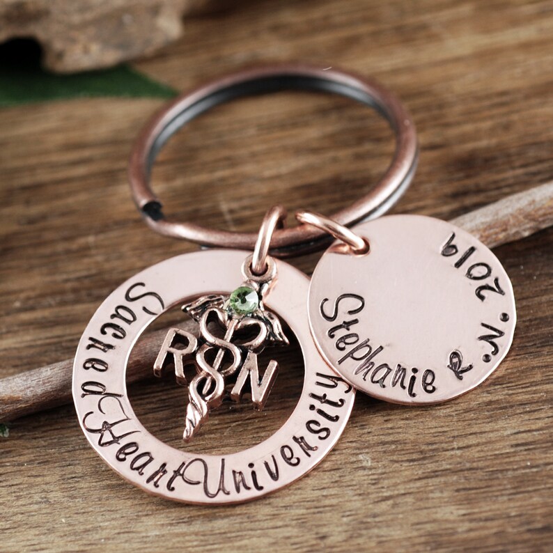 Personalized BSN Graduation Gift RN Keychain Graduation Gift - Etsy