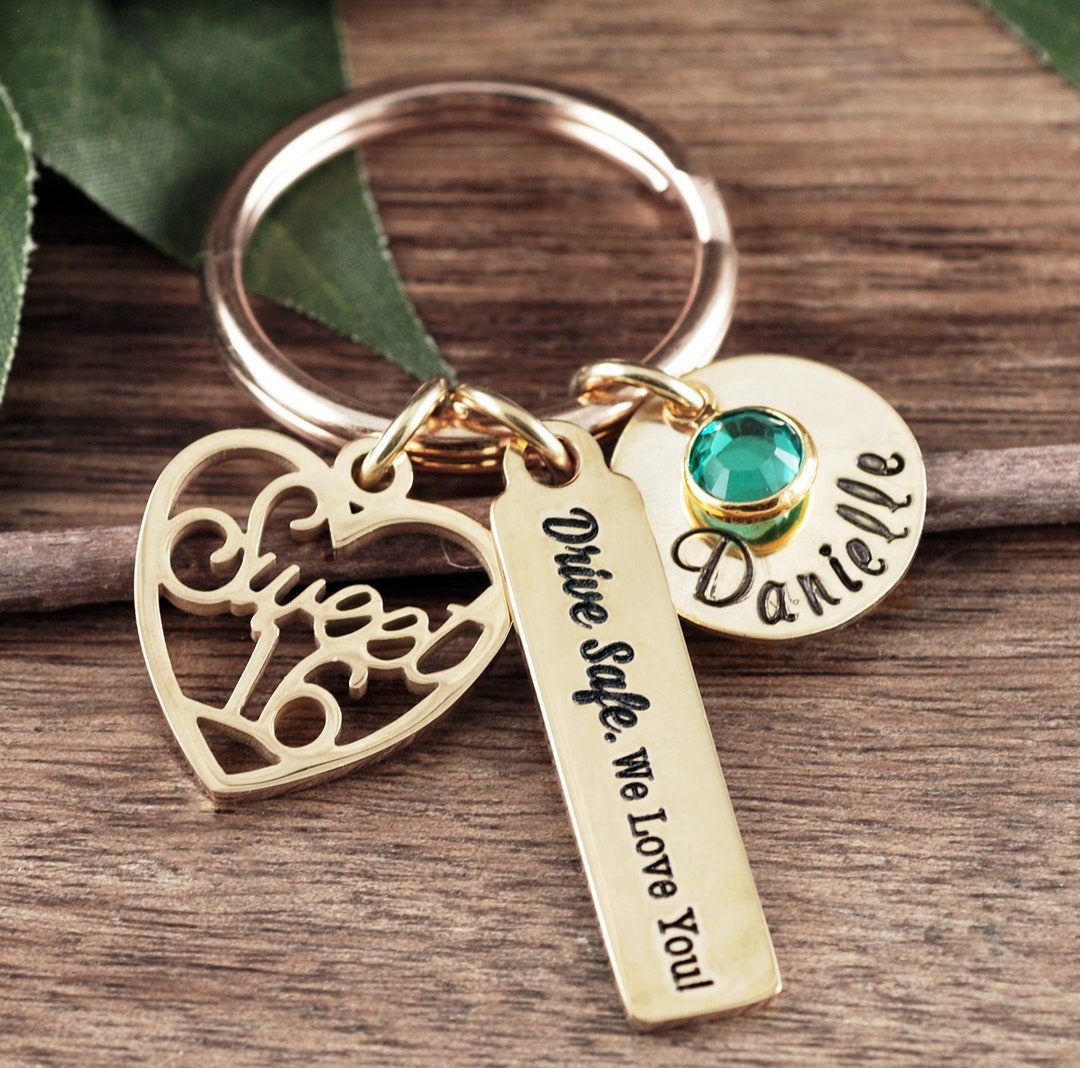 Gold Sweet 16 Keychain, Personalized Sweet 16th Birthday Gifts, Sweet ...