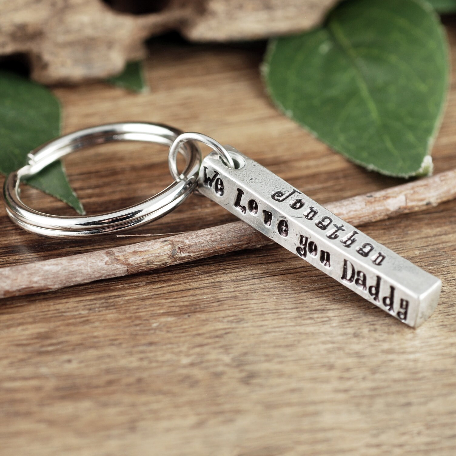 Father's Day Gift Keychain Personalized Dad's | Etsy