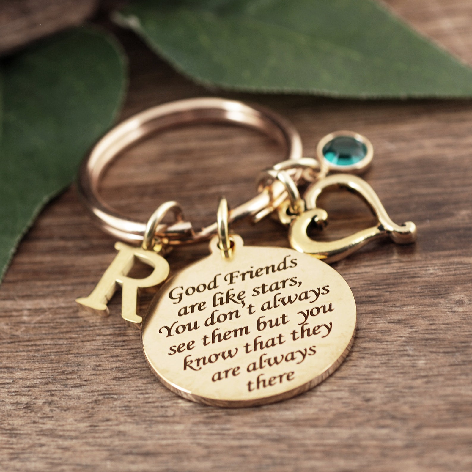 Best Friend Keychain, Friendship Keychain, Bridesmaid Gift, Gift for ...