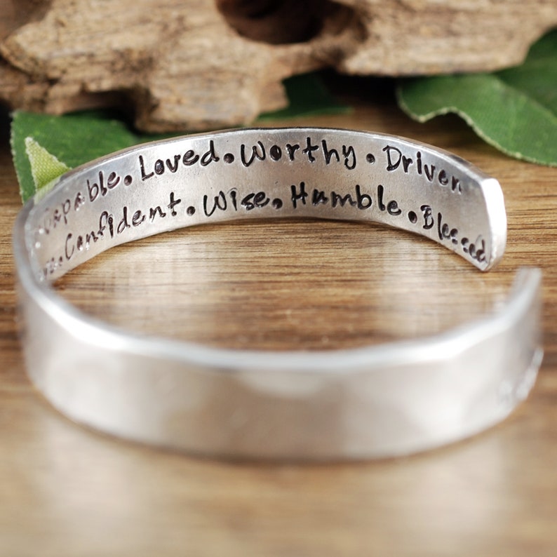 Positive Words Bracelet I Am Beautiful Bracelet I Am | Etsy