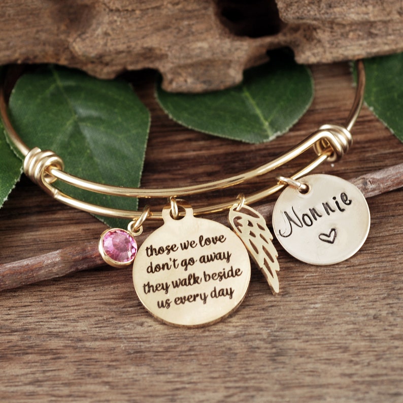 Personalized Memorial Gift Memorial Bracelet for Women - Etsy