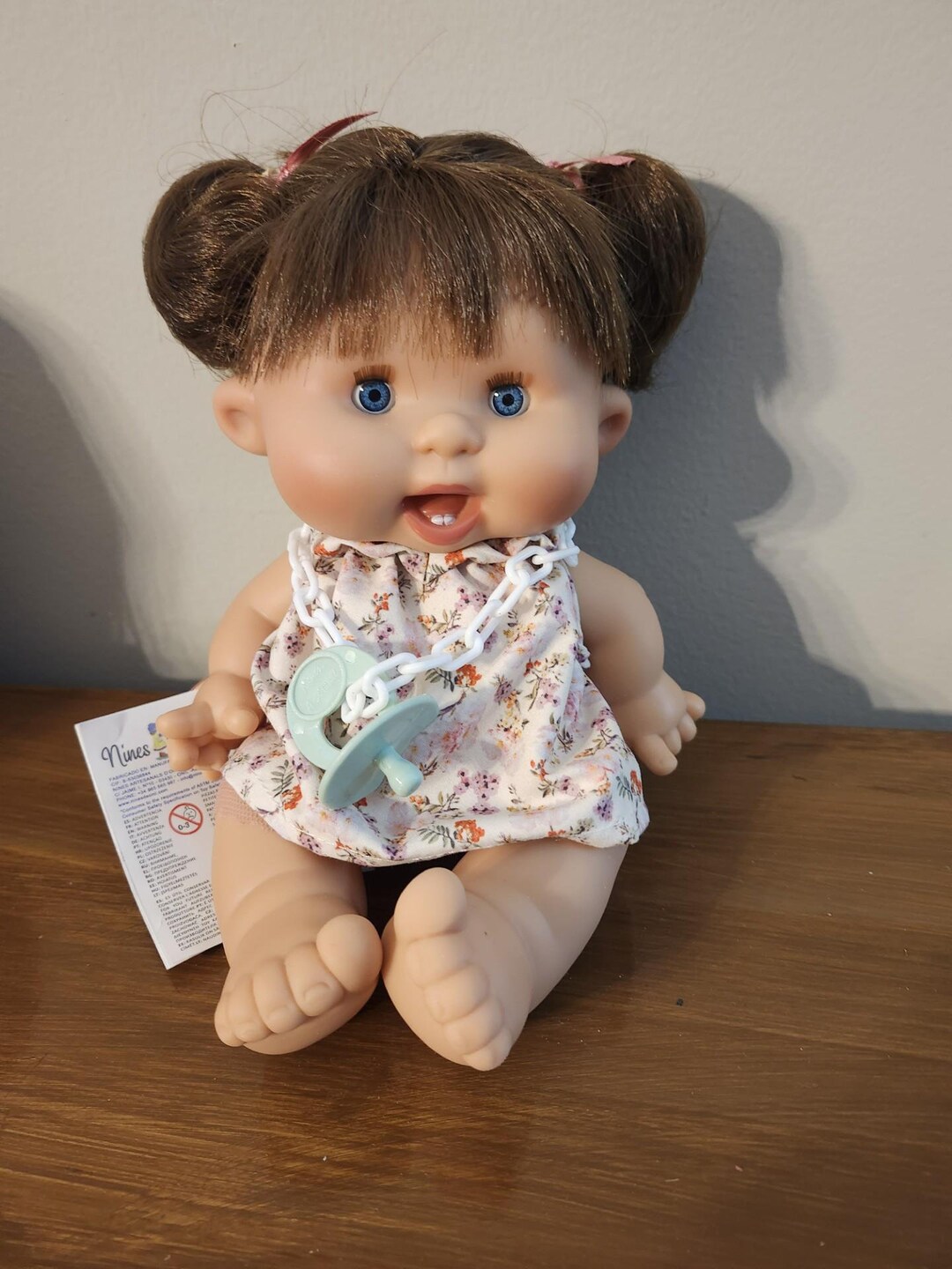 Nines D'onil Pepote Doll 10" Brown Hair, Blue Eyes Girl Collectable - Etsy