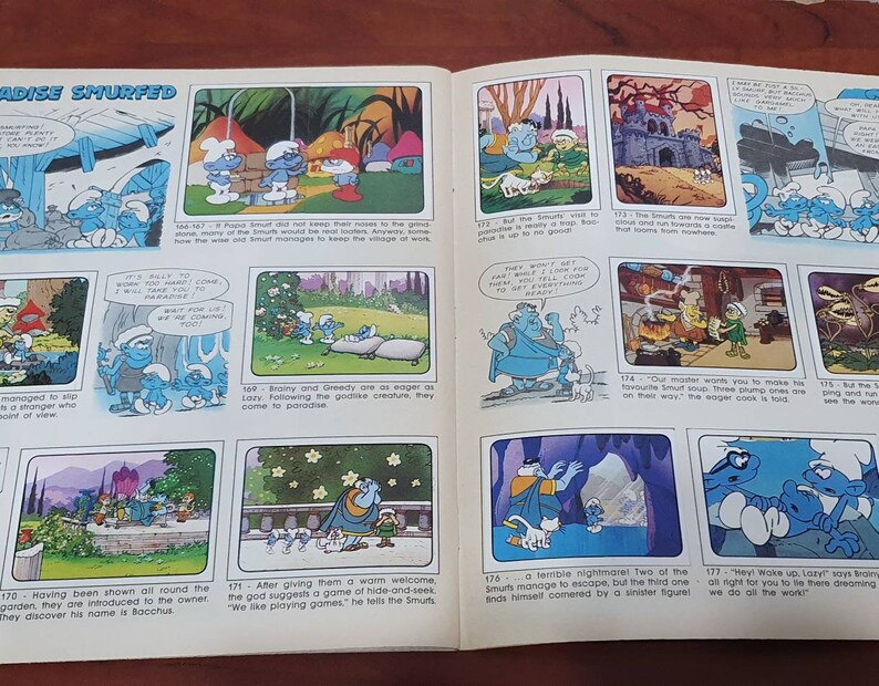 Vintage the Smurfs Sticker Album 1982 Panini Comlete Excellent ...