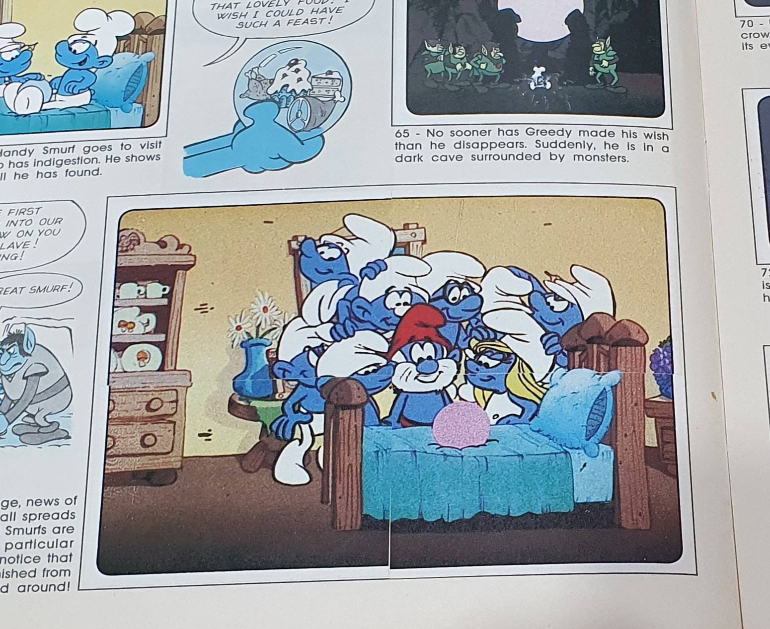 Vintage the Smurfs Sticker Album 1982 Panini Comlete Excellent ...