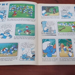 Vintage the Smurfs Sticker Album 1982 Panini Comlete Excellent ...