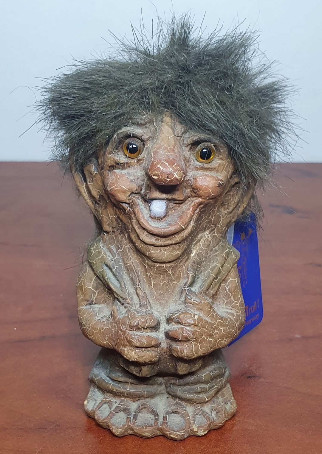 Vintage Norwegian Fosse Troll With Tag / One Tooth Troll No.63 ...
