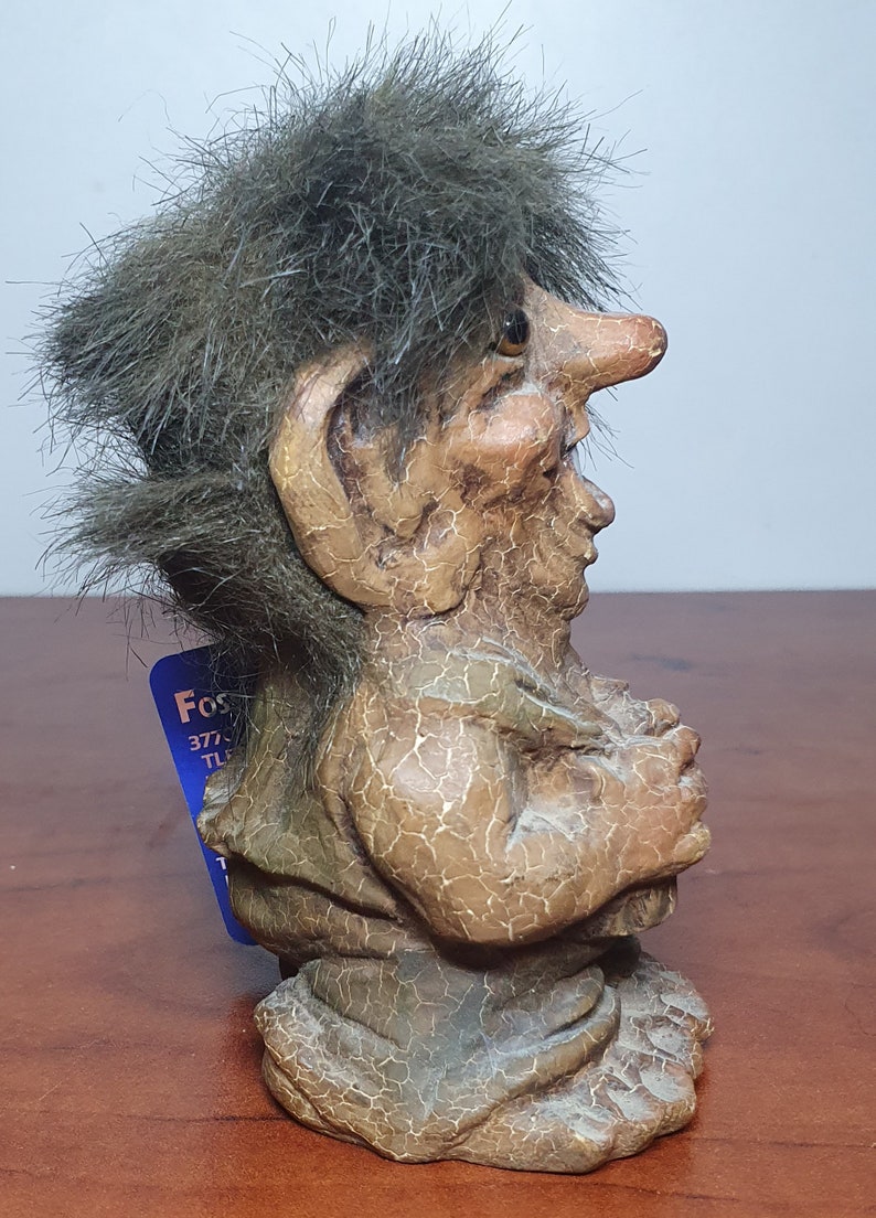 Vintage Norwegian Fosse Troll With Tag / One Tooth Troll No.63 ...