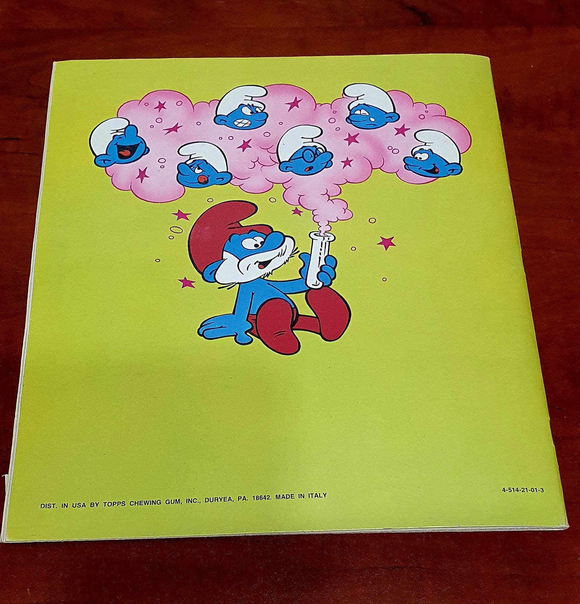 Vintage the Smurfs Sticker Album 1982 Panini Comlete Excellent ...