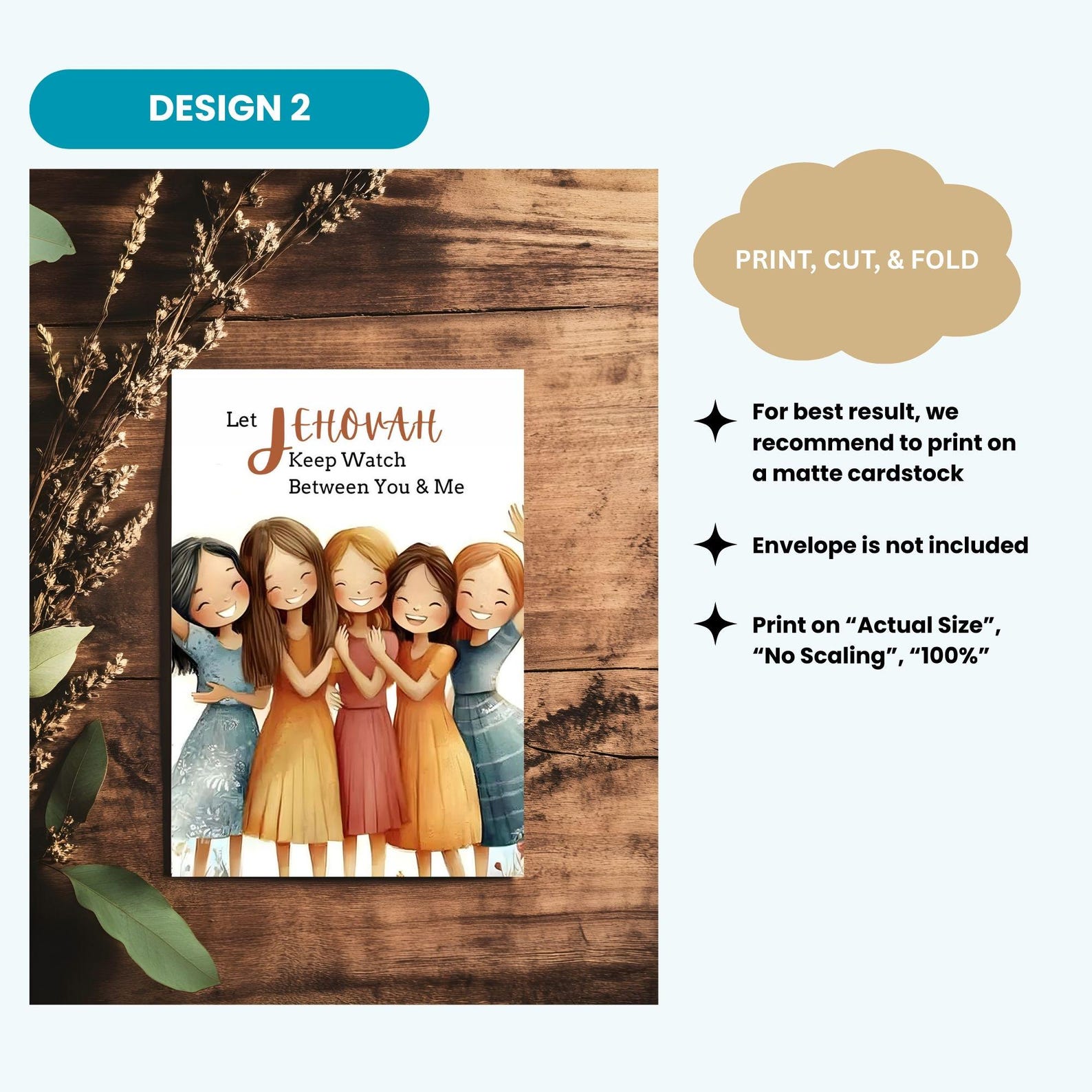 JW Printable Farewell Card | JW Goodbye Card | Moving Away Card | JW ...