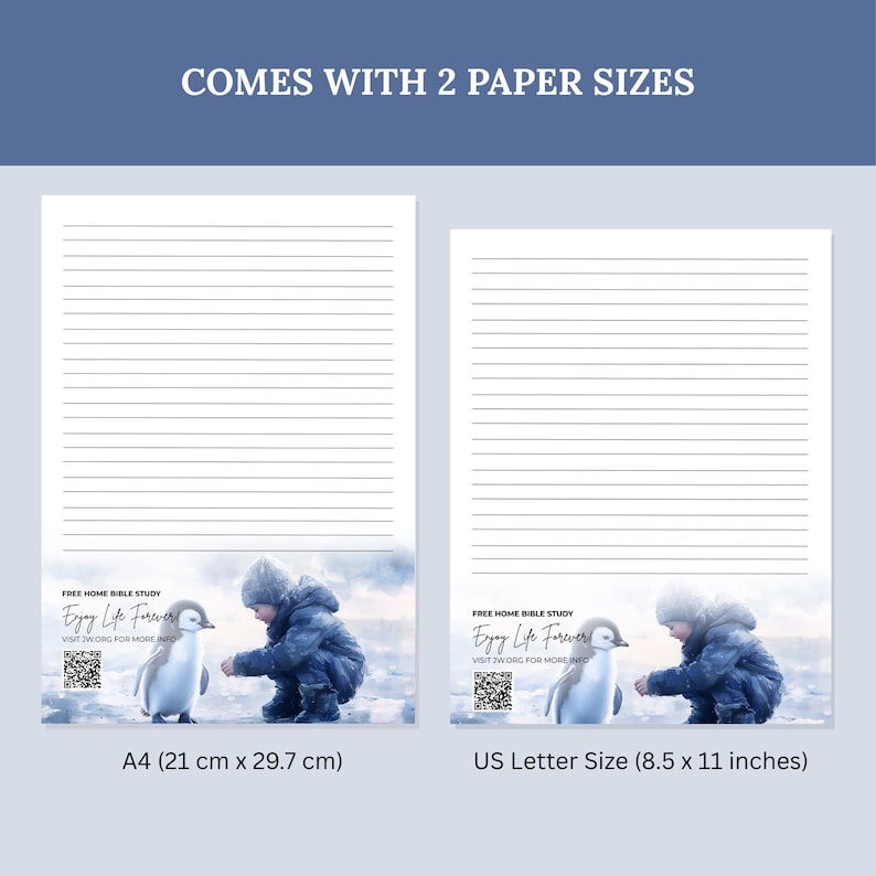 JW Letter Writing Paper - Enjoy Life Forever Bible Study Invitation ...