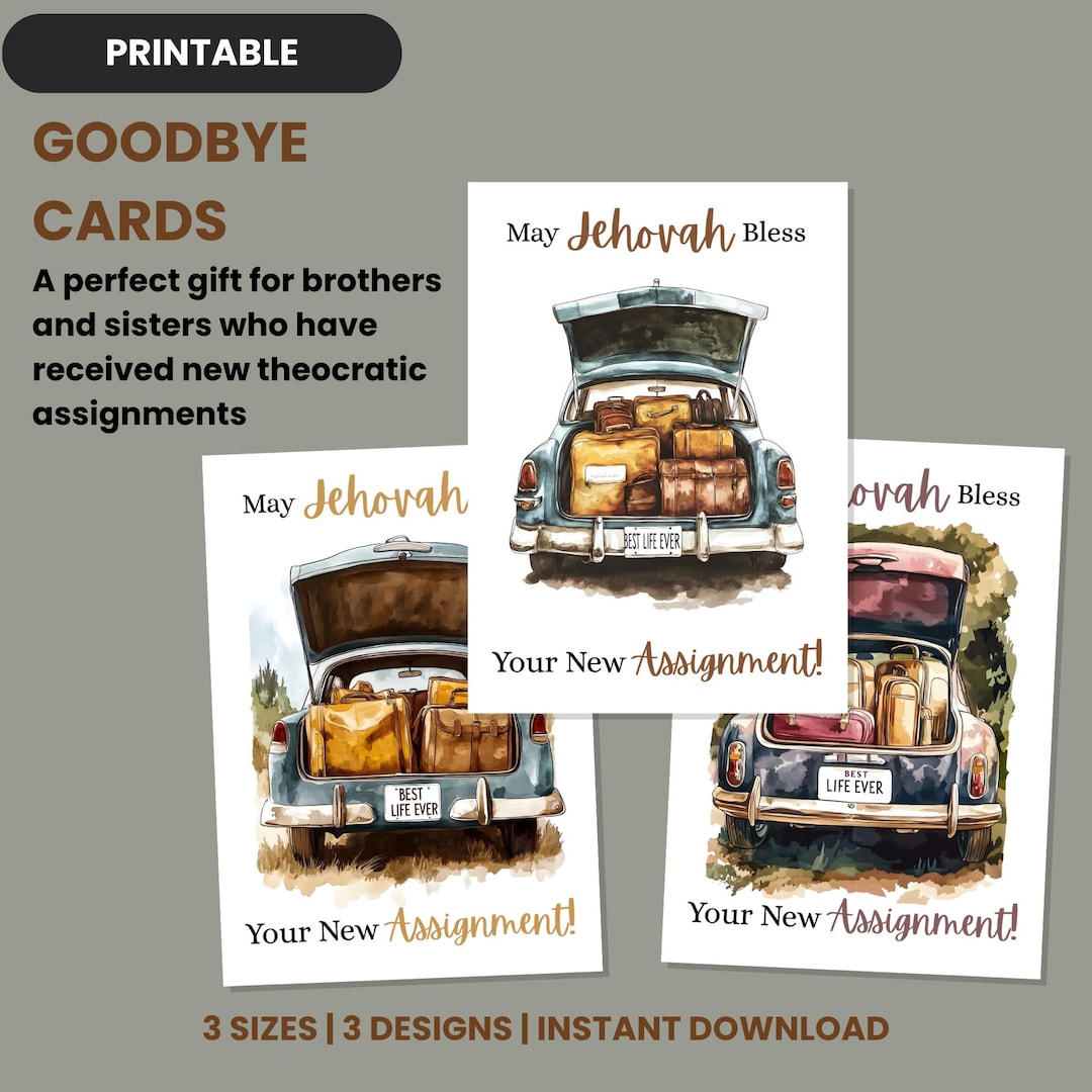 JW Printable Farewell Card | JW Goodbye Card | SKE Need Greater Bethel ...