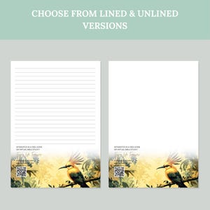 JW Letter Writing Printable Stationery – Birds Edition Set B | Enjoy ...