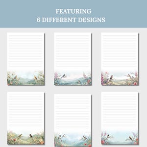 JW Letter Writing Paper – Birds| Printable Stationery for Jehovah’s ...