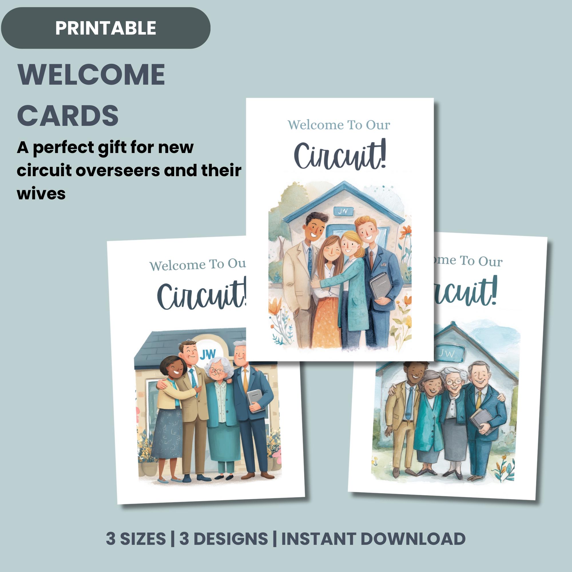 JW Welcome Card for Circuit Overseer – Printable Greeting Card ...