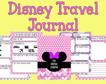 Disneyland Travel Journal - Etsy