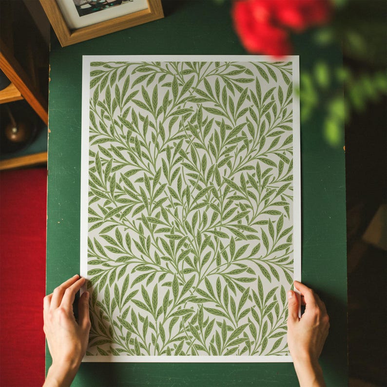 Realistic Poster Mockup on Desk: Top View Scene of a DIN A Vertical ...