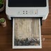 Realistic Printer Mockup: Top View Desktop Printer With A4 Paper, PSD ...