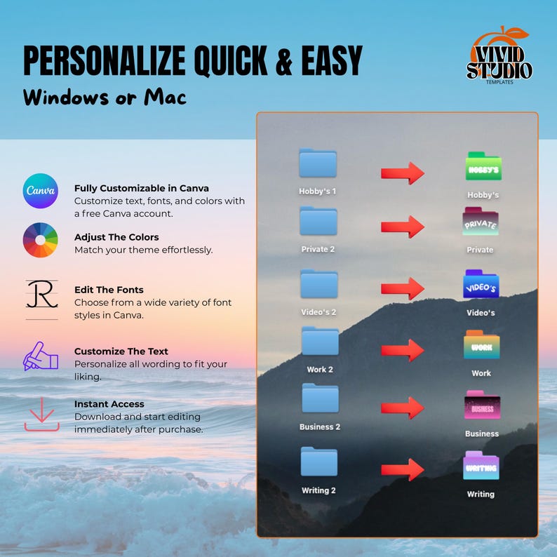 120 Elegant Customizable Folder Icons for Mac & Windows Desktops ...