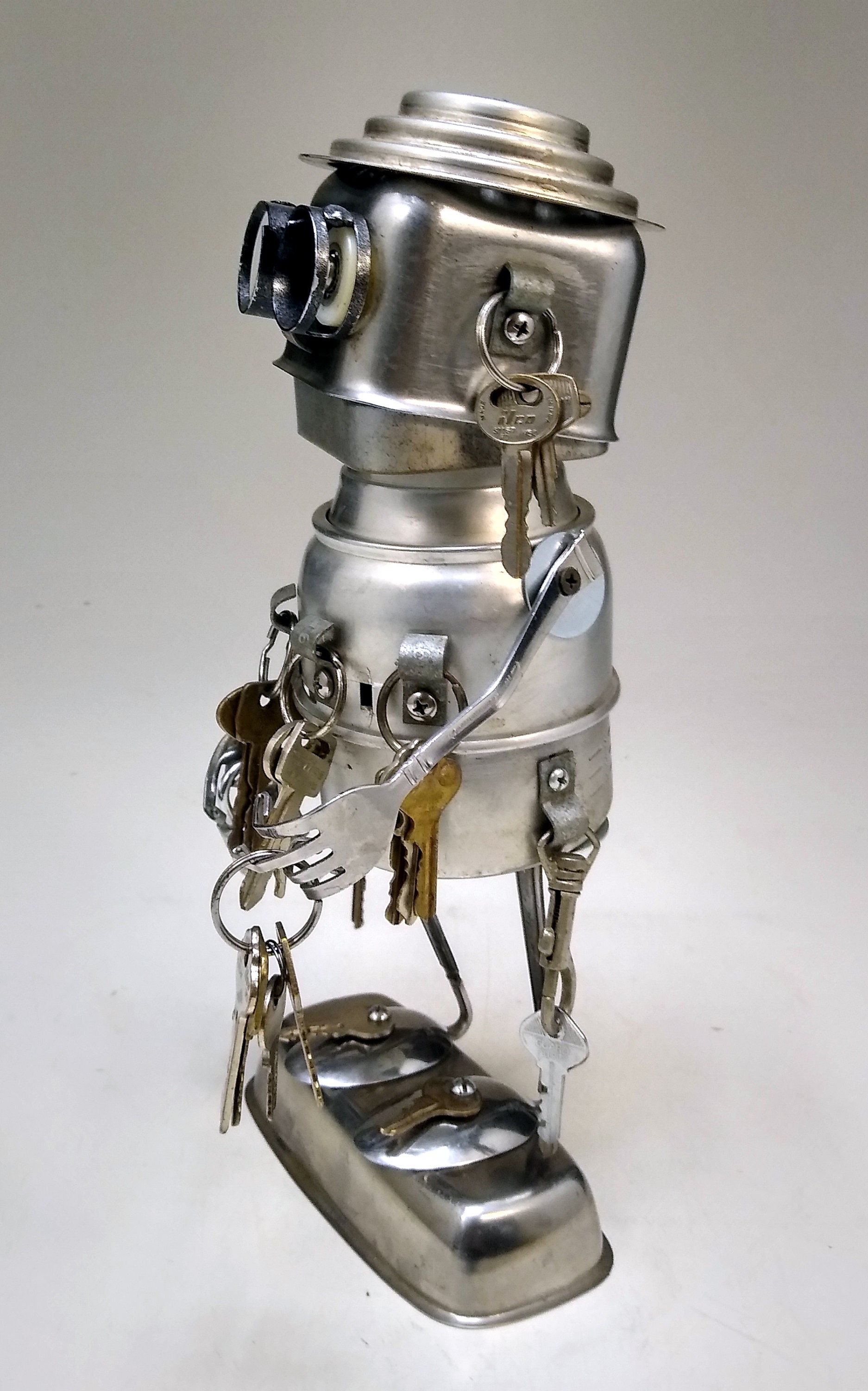 Key Meister Bot Steampunk Assemblage Robot Sculpture - Etsy