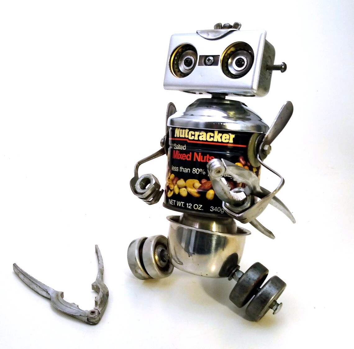 Nut Cracker Roll-x Steampunk Assemblage Robot Sculpture With 2 | Etsy