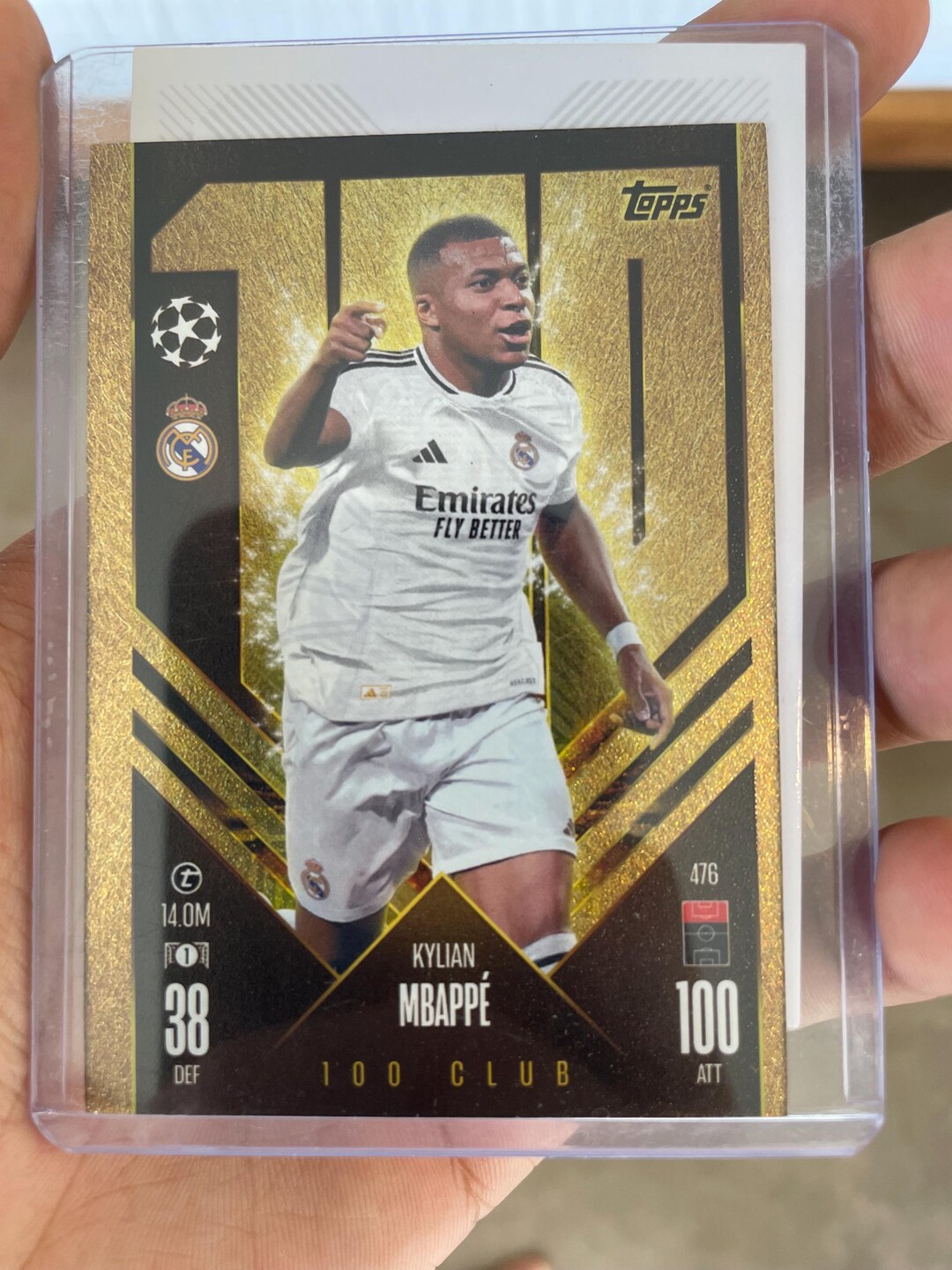 Kylian Mbappe 100 Club Match Attax + Mbappe Special Insert Card (2 Cards) - Etsy