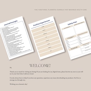 Mental Health Journal – Wellness Planner & Self-care Tracker - Etsy