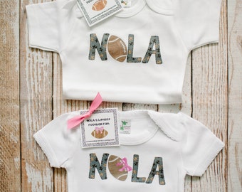 NOLA Baby Street Tiles Bodysuit, Gown, Bib, Blanket or Cap - Etsy