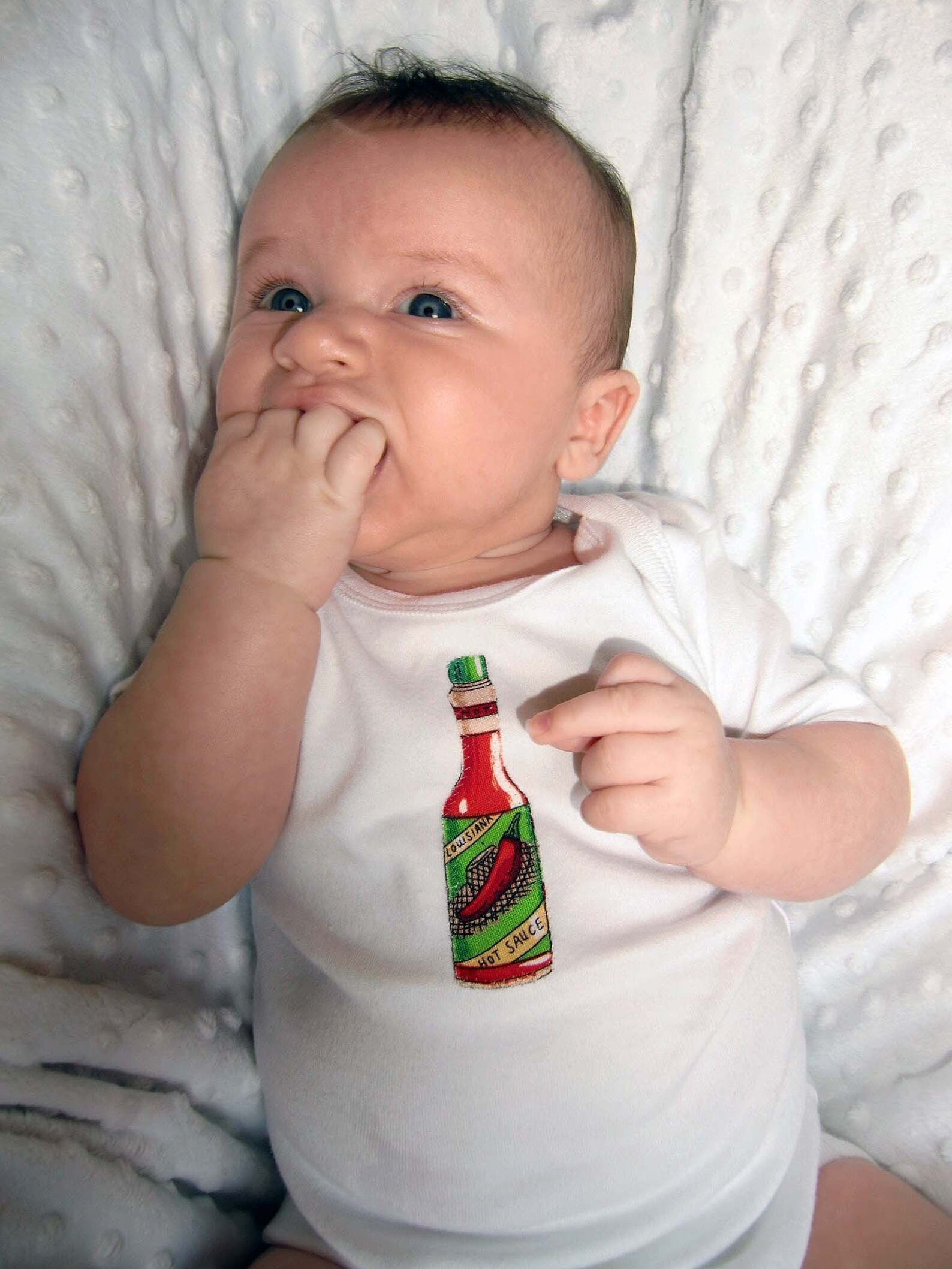Hot and Spicy Baby Hot Sauce 3 Piece Newborn Set - Etsy