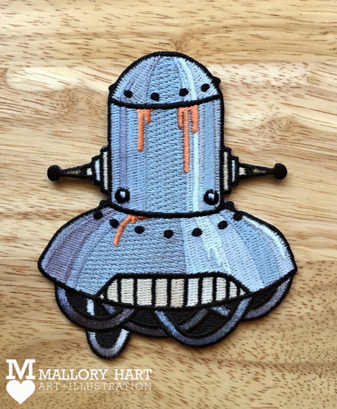 Robot Patch - Etsy