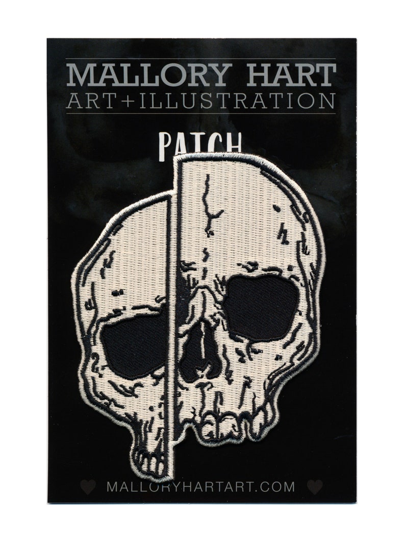 Split Skull Patch - Etsy