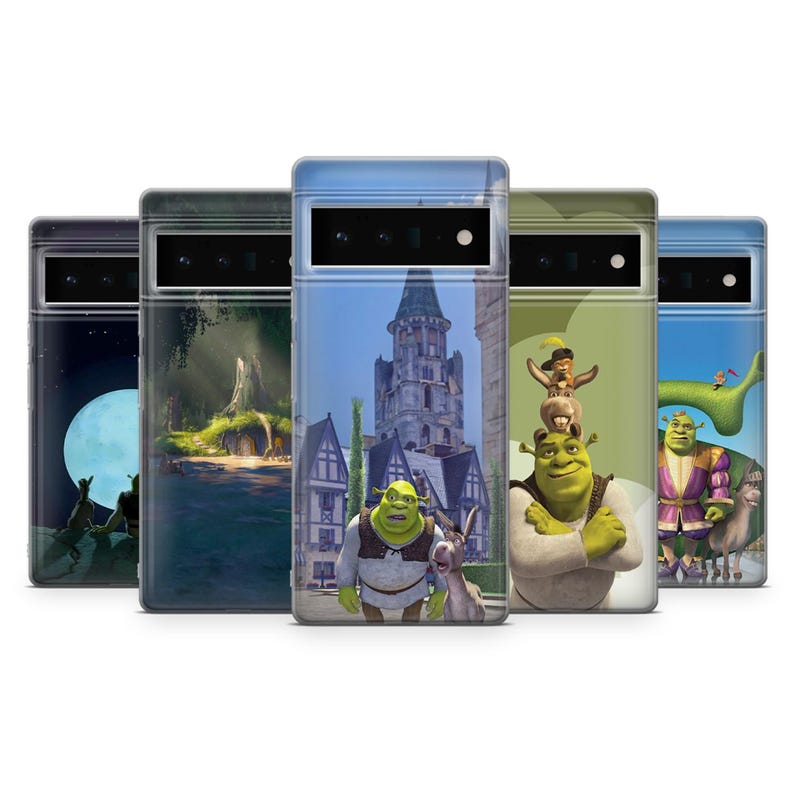 Shrek Phone Case Fiona Donkey Cover for iPhone 17, 16, 15, 14, 13, 12 ...